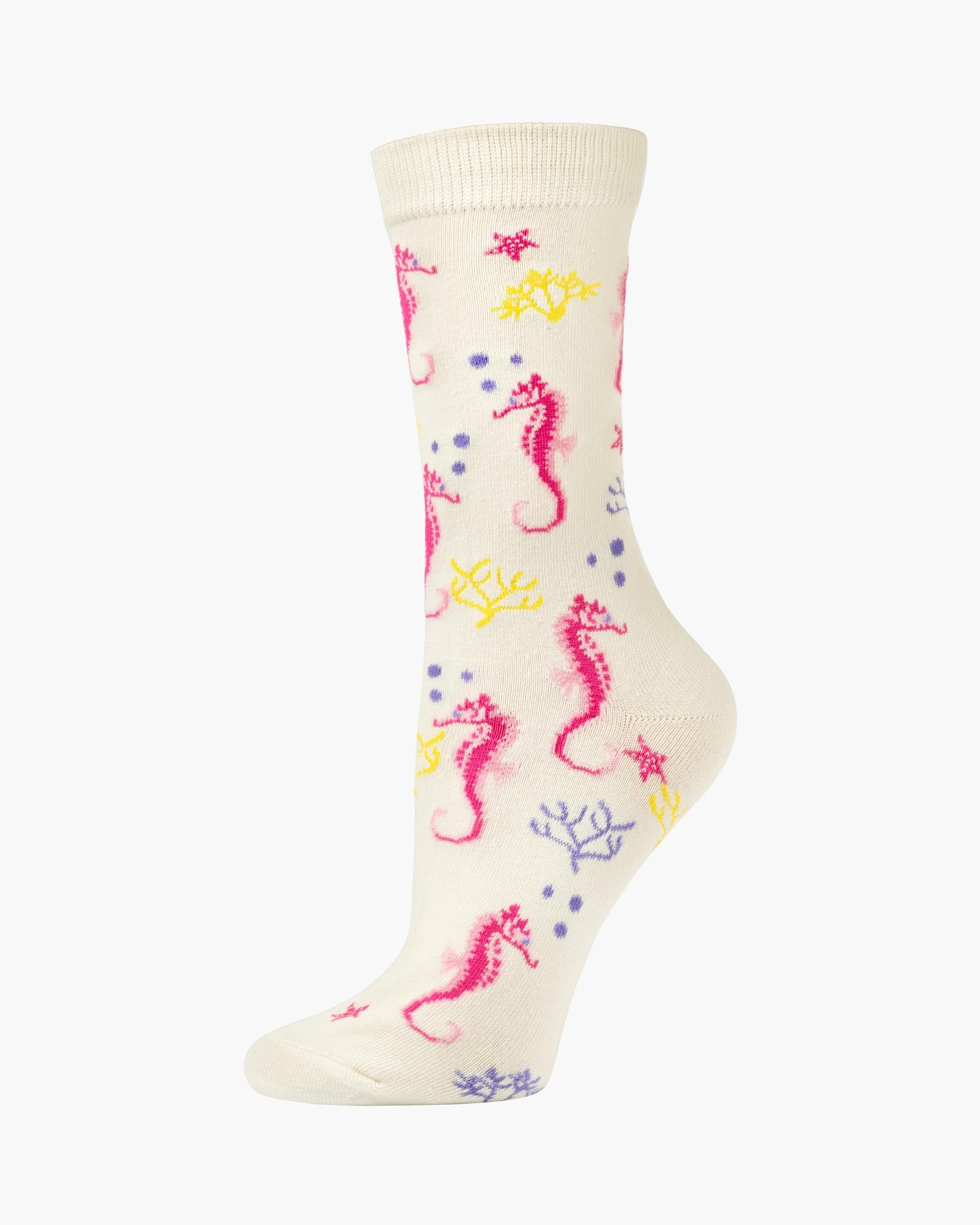 WOMENS SEAHORSE BAMBOO SOCK - NATURAL – Bamboozld
